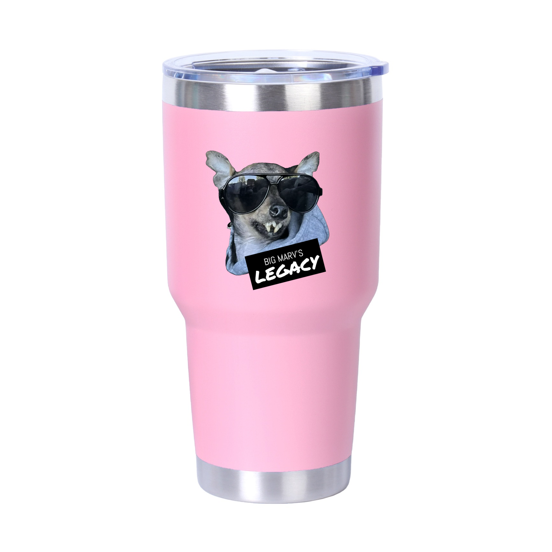 30 oz BIG MARV LEGACY TUMBLER - PINK – BIG MARV'S SHOP